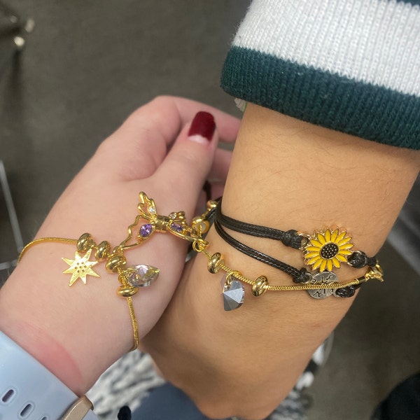 Best Friend Bracelet-matching Bracelet-butterfly Bracelets-matching ...