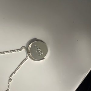 Spinner Pendant Necklace With Curb Chain by Caitlyn Minimalist Custom ...