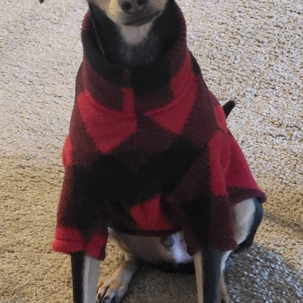 Lumberjack - Small Breed Dog Coat - Poncho - Etsy