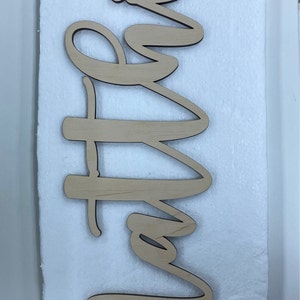 Custom Name Sign. Personalized Wood Name Sign. Living Room - Etsy
