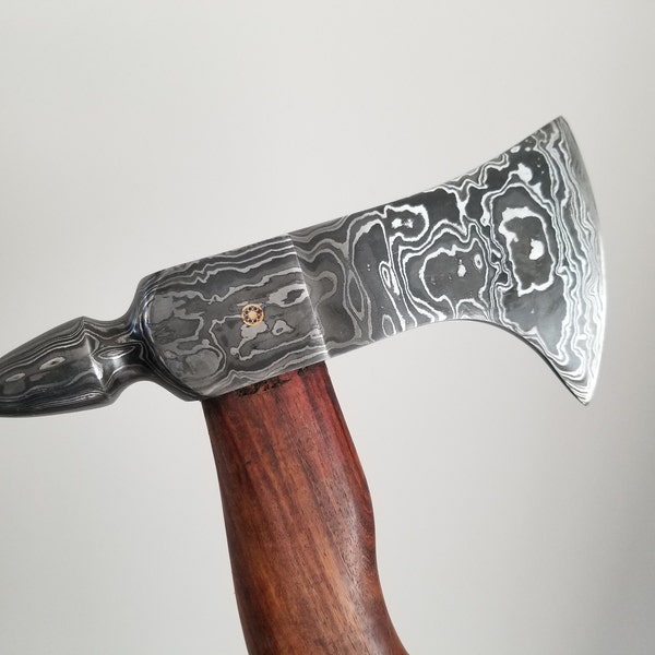 Viking Forged, Camping Axe, Hatchet, Axe With Ash Wood Shaft ...