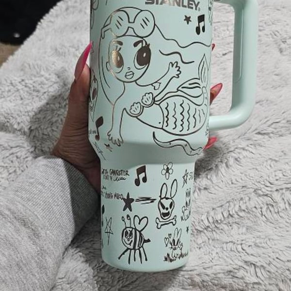 Stanley 40oz Tumbler Pomelo the Simpsons Engraved - Etsy