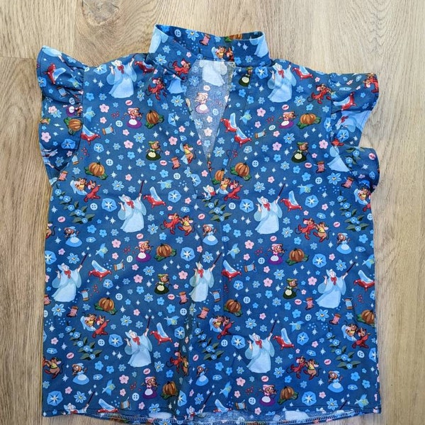 Blouse Sewing Pattern, XS- XXL, Top Blouse Pattern PDF, Ruffled Blouse ...