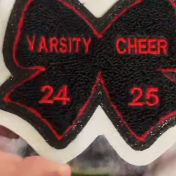 Captain Bow Custom Embroidered Patches for Letterman Jackets, Bags ...