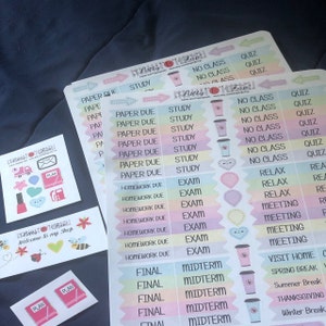 Organizing Stickers Headers Note Section Planner Stickers | Etsy