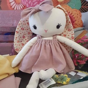 Bunny Sewing Pattern PDF Make 2 Types of Cloth Bunny Rabbit - Etsy