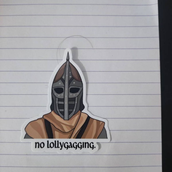Skyrim Guard Stickers! - Cute, Gaming, Stickers, Gamer, Geeky, Nerdy ...
