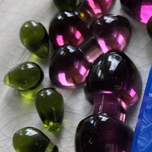 1 Large Facet Pink Striated Watermelom Stone Beads Semi | Etsy