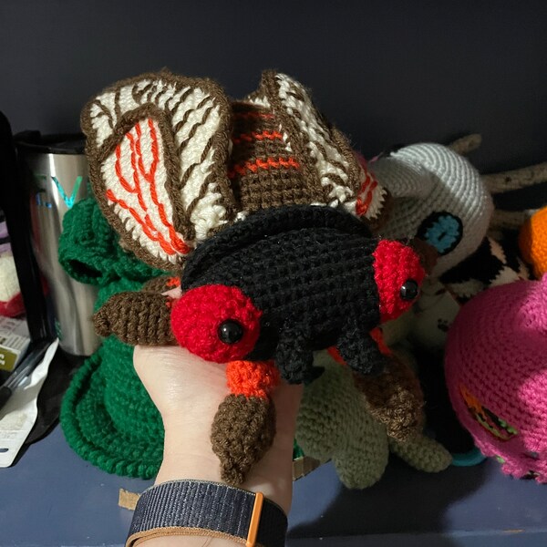 Cicada Crochet Pattern: Amigurumi Insect Toy (PDF Pattern) - Etsy