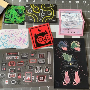 Snake Precious Stone Matte Holographic Sticker Waterproof Matte Sticker ...