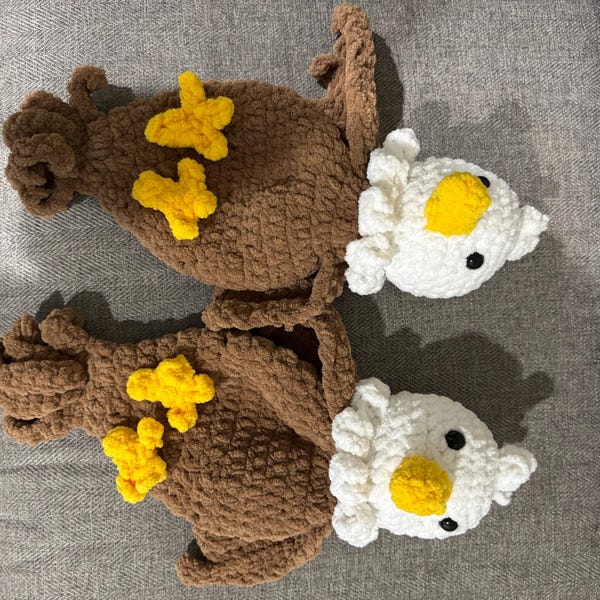 Swoop the Bald Eagle | Digital PDF Crochet Pattern | Amigurumi Crochet ...