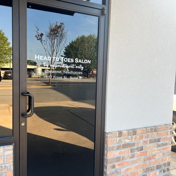 Store Decal - Personalized Vinyl Sticker for Your Brand - Customized ...
