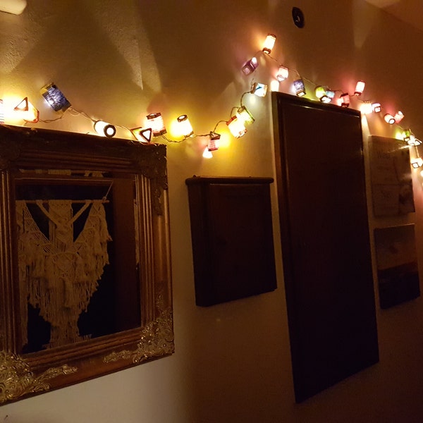 Baby Mint Fairy Lights Cotton Ball Fairy Lights, 20 or 35 LED Cotton ...