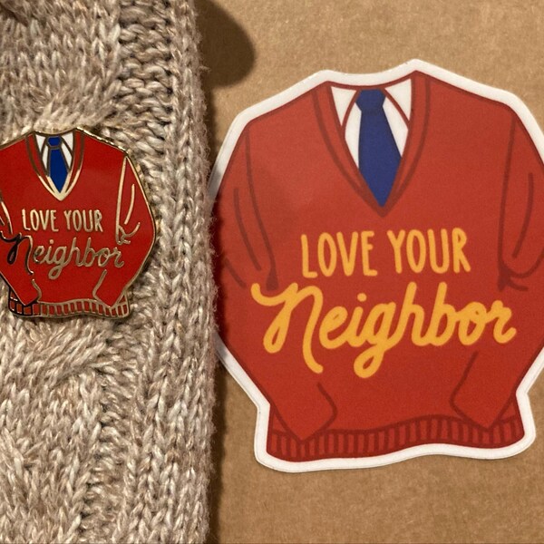 Mister Rogers Sticker - Cute Sticker - Sweater Sticker - Bible Verse ...