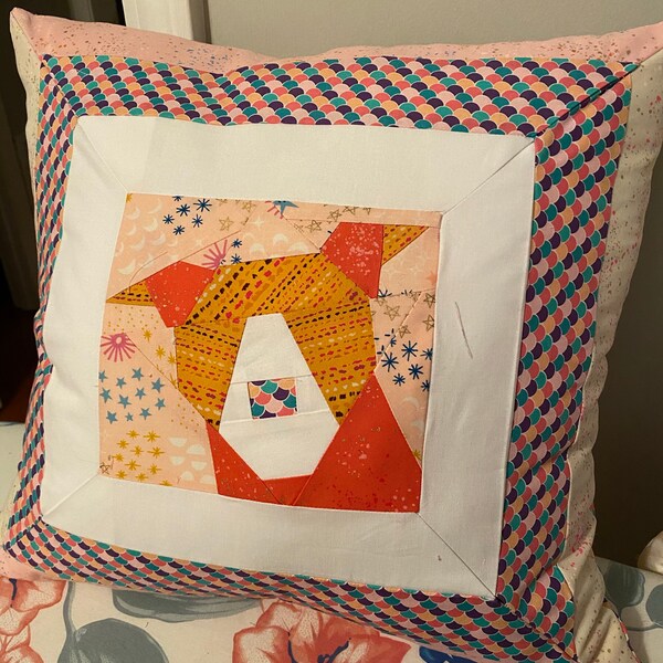 Pit Bull Paper Pieced Block Pattern in PDF - Etsy