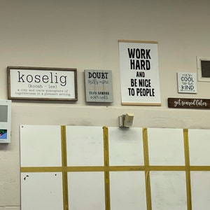 Koselig Sign Norwegian Gift Scandinavian Home Decor Style Norge Wall ...