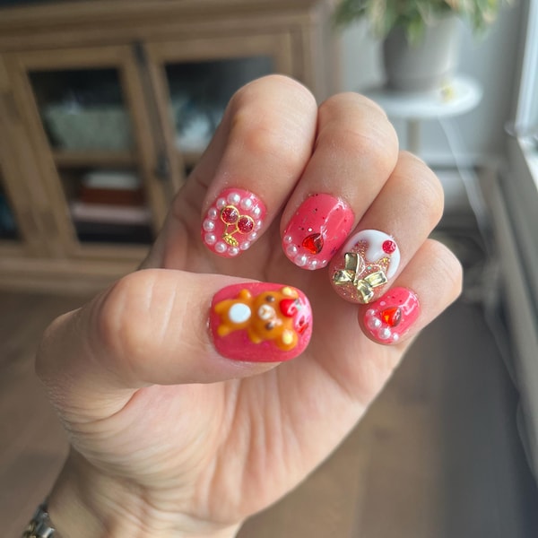 Ducky Delight Pool, Pool Party Nails, Yellow Rubber Duck Nails, Cute ...