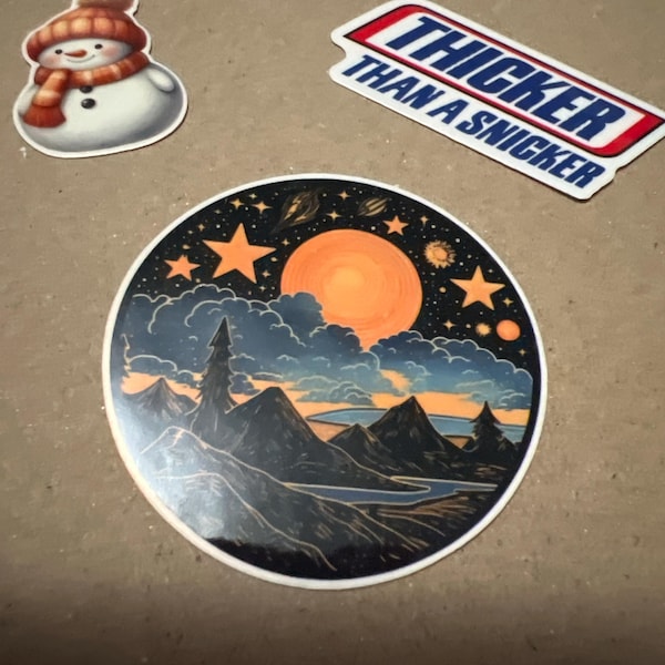 Waterproof Hiking Stickers | Nature is Calling Sticker | Wilderness ...