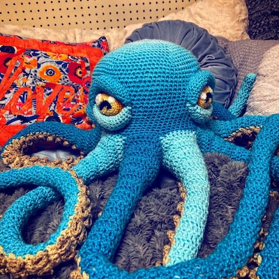 Apollo the Octopus Giant Crochet Pattern EASY TO FOLLOW - Etsy