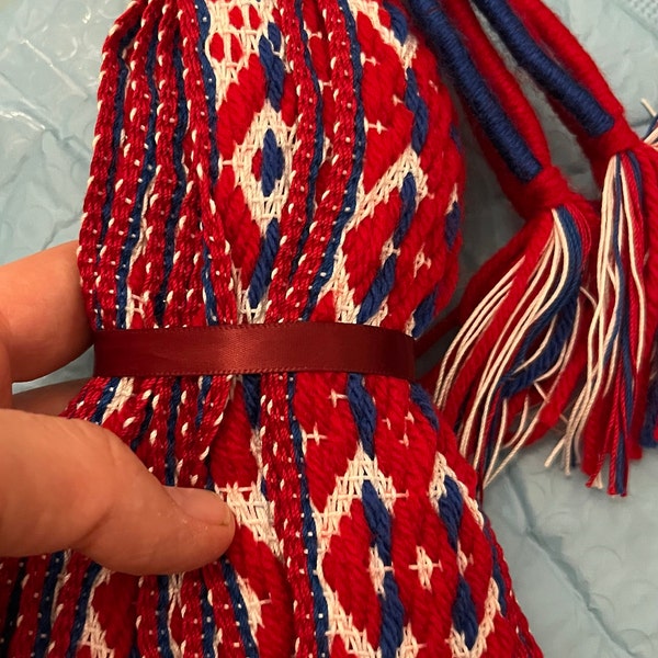 Handwoven Saami Belt, Scandinavian Sash Belt, Nordic Slavic Folk Belt ...