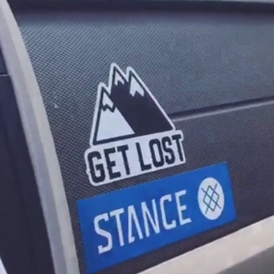 Traveler Kit and Co Get Lost Sticker Wander Adventure Travel Decal Car ...