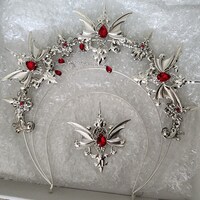 Lady Vamp Necklace: Vampire Pendant Gothic Cross Halloween - Etsy UK