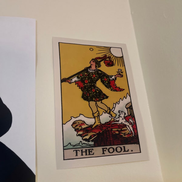 The Fool - Tarot Card Print - the Fool Card Poster, No Frame - Etsy