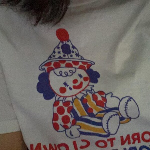 Retro Clowncore Clothing / Circus Clown Shirt / Clowncore Shirt ...
