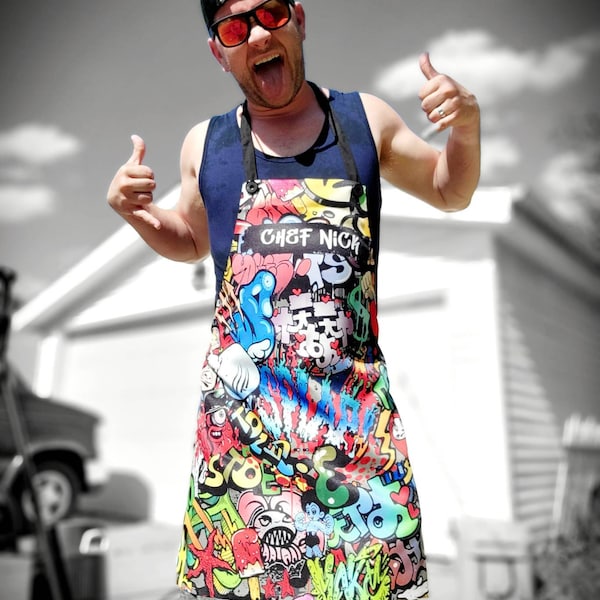 Chef Apron - Marge or Lisa Simpson Fashion | Quality Chefwear | Cooking ...