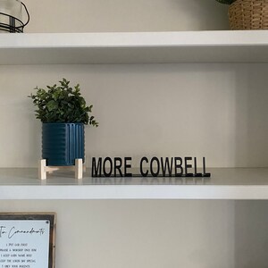 Monogram Shelf Decor Modern Farmhouse Letter Black Metal - Etsy