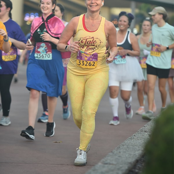 Womens Disney Joy Dress Inside Out Costume Adult Running Dress Skirt ...