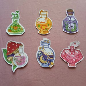 Alchemy Potion Stickers - Etsy UK