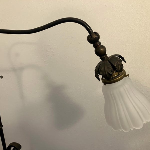 Vintage Oil Lamp Base Kero Oil Kerosene Style Base 7" Reutilized Part ...