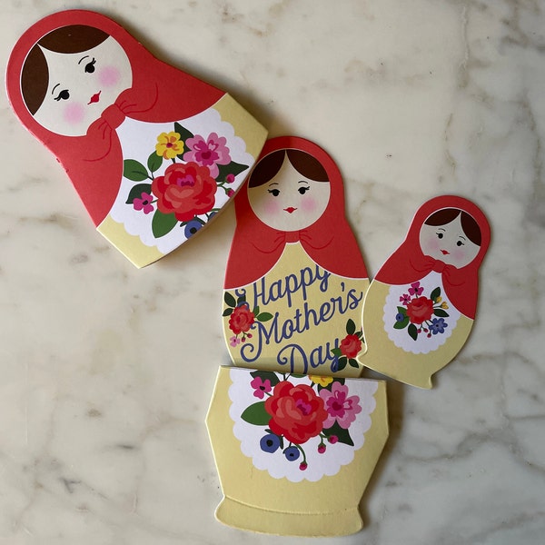 Special Mother's Day Card, Nesting Doll, Russian Nesting Doll ...