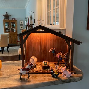 Small Walnut Manger That Goes Well With My Stables or - Etsy