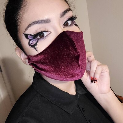 Velvet Face Mask - Etsy