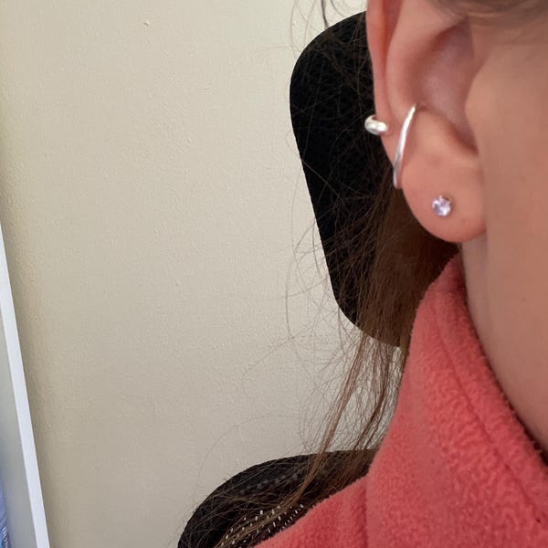 Silver Bow Ear Cuff No Piercing,knot Bow Cuff Conch Earring for Women ...
