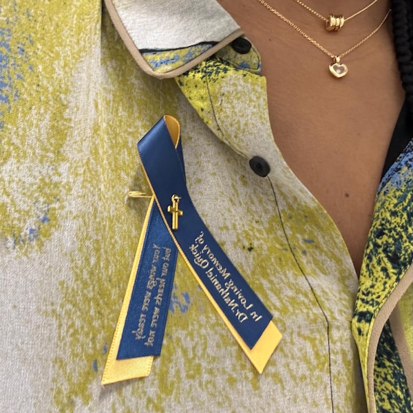 Custom Remembrance Ribbons Pinned and Ready to Wear , Lapel Ribbons ...