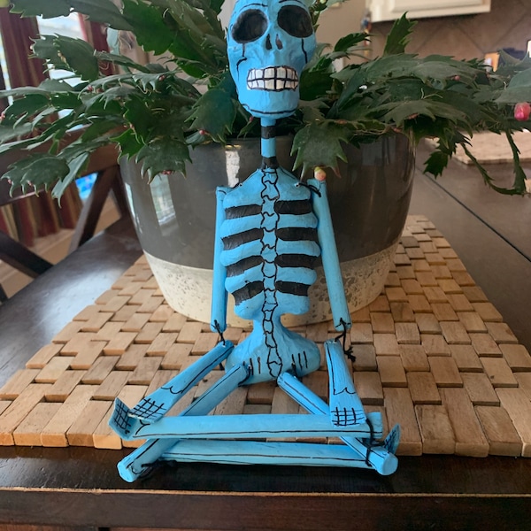 Paper Mache Skeleton Figure From Mexico - Etsy