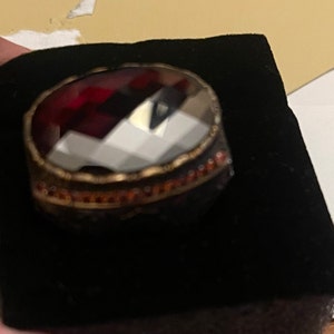 Mens Ruby Ring,ruby Silver Ring,eagle Figure Ring,red Stone Ring ...