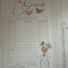 12 Monthly Egg Count & Chicken Records Sheets + Customer Information ...