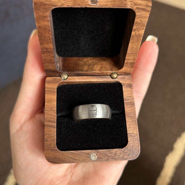 Monster Hunter World Ring the Fatalis Dragon Ring Black Tungsten ...