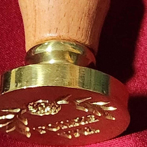 Custom Wedding Initials Wax Seal Stamp Kit - Personalised Brass Wax ...