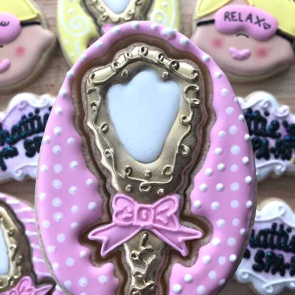 Fancy Mirror With Bow Cookie Cutter, Mirror Cookie Cutter, Girly Mirror ...