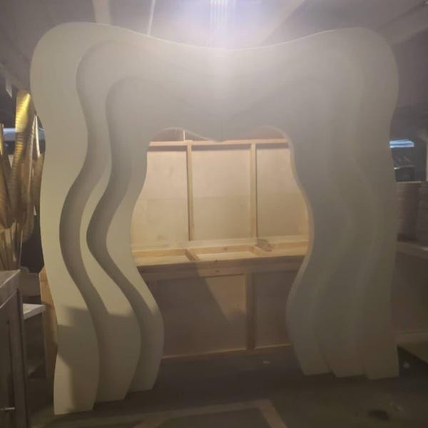 3 Layers 3D Arch Backdrop, 3D Rainbow Arch, Ripple Arch for Weddings ...