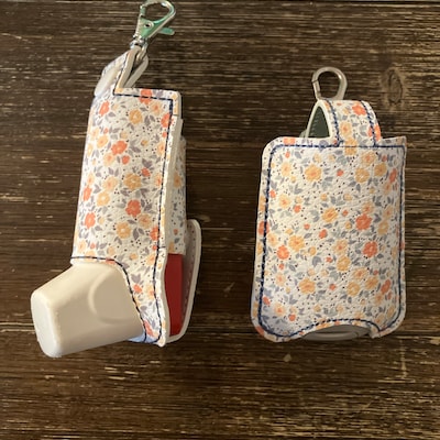 RESCUE Inhaler Case Keychain,custom Color Avail,inhaler Holder Bag Tag ...