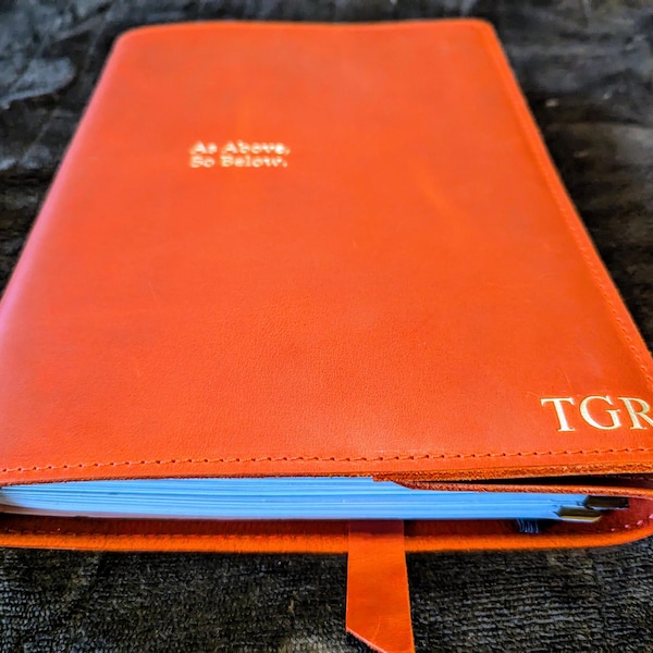 Custom Journal Cover, A5 Journal Cover, Leather Notebook A5, Refillable ...