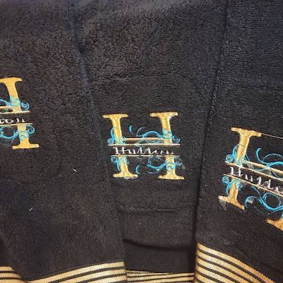 6'' Split Letter Monogram Embroidery Pattern - Etsy