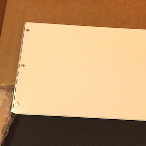 11x17 Landscape Glossy White Portfolio Book Case With Silver Hinges ...