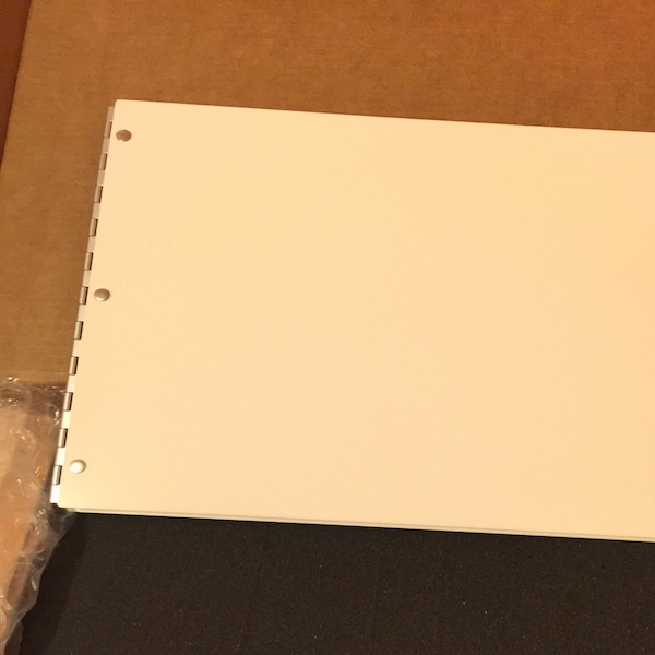 11x17 Landscape Glossy White Portfolio Book Case With Silver Hinges ...